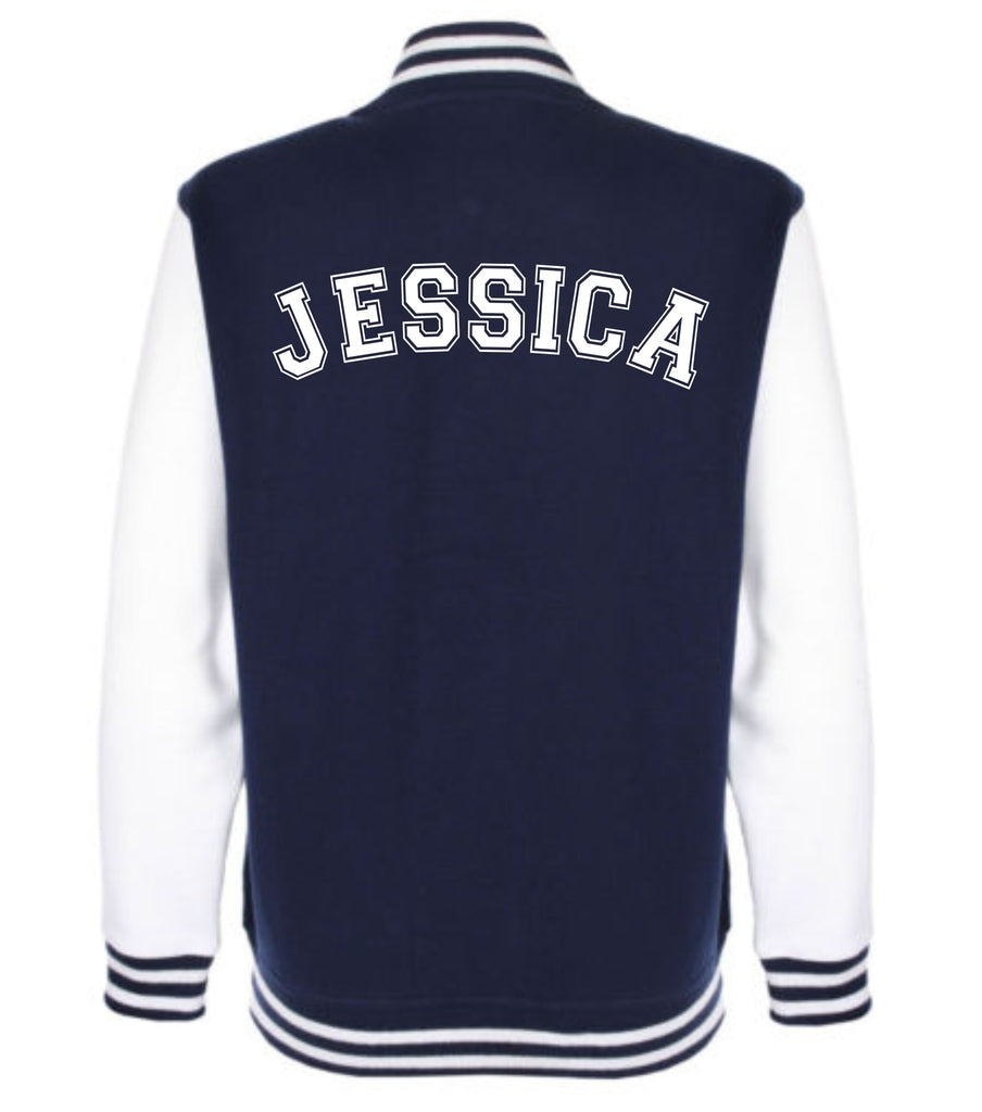 Personalised Adult Varsity Jacket With Initial and Name – Edward ...